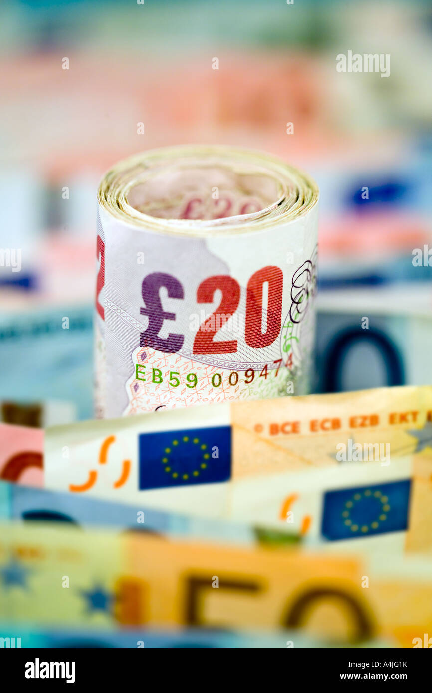 20 euro roll hi-res stock photography and images - Alamy