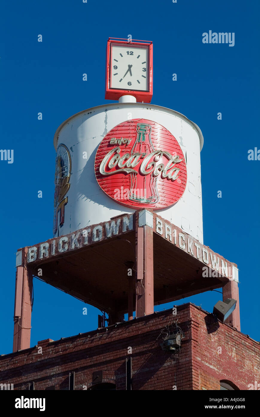 Coca cola water tower hi-res stock photography and images - Alamy