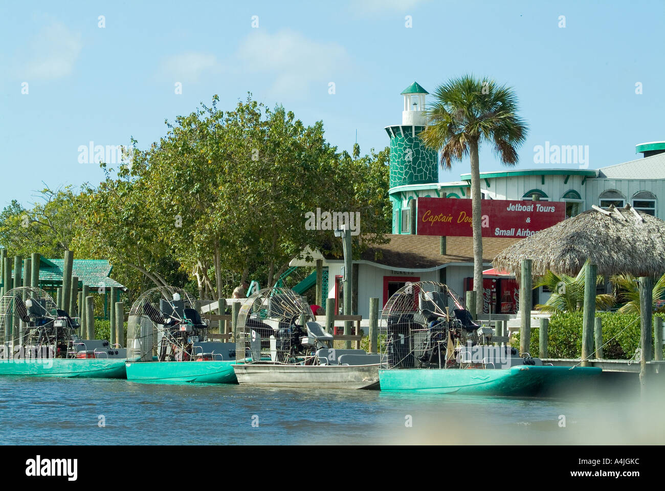 Captain Dougs Airboats, Everglades City, Florida Stock Photo - Alamy