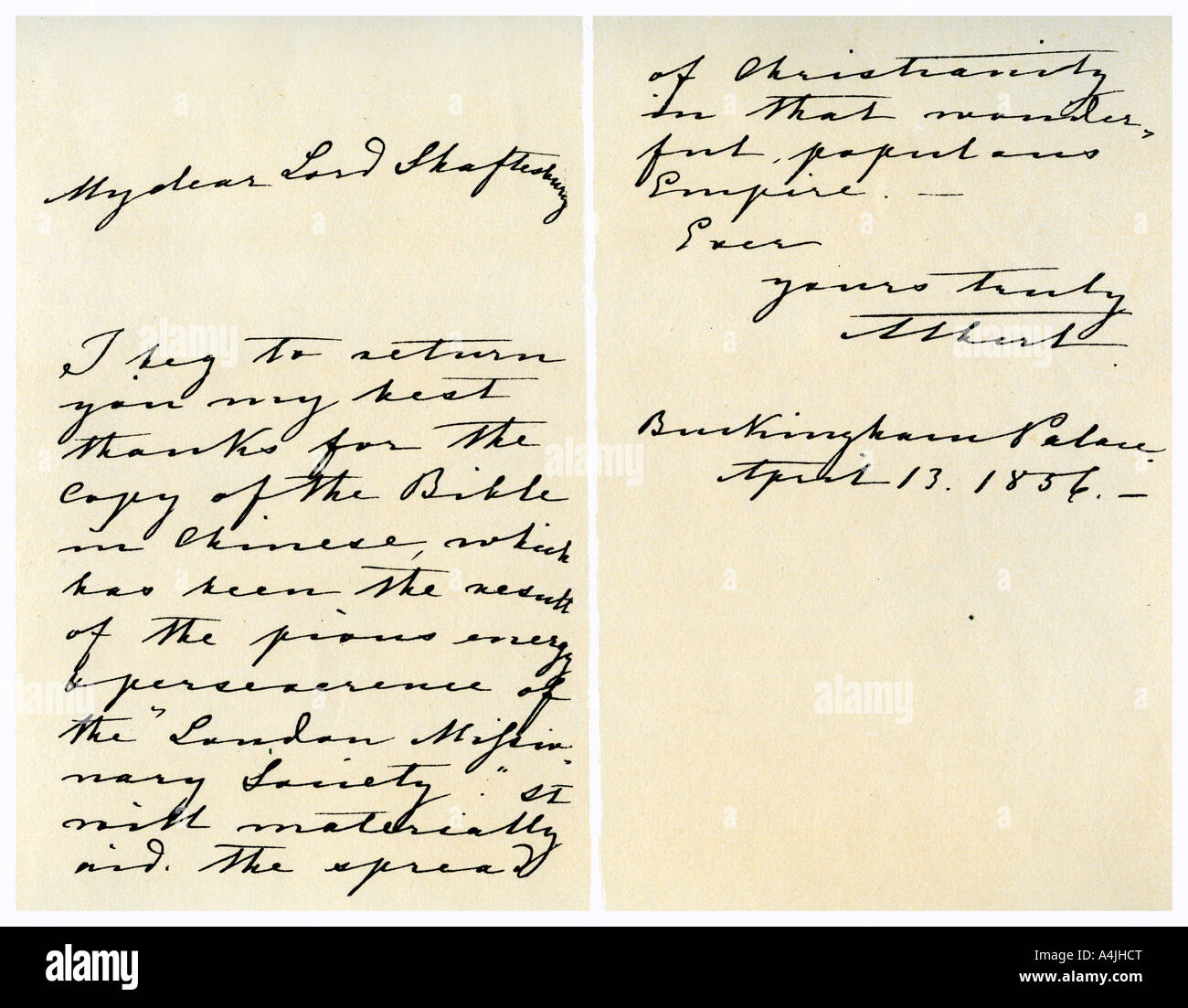 Victorian handwriting hi-res stock photography and images - Alamy