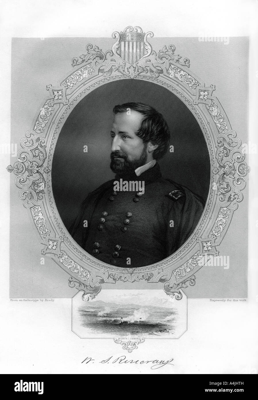 William Rosecrans, Union general during the American Civil War, 1862 ...