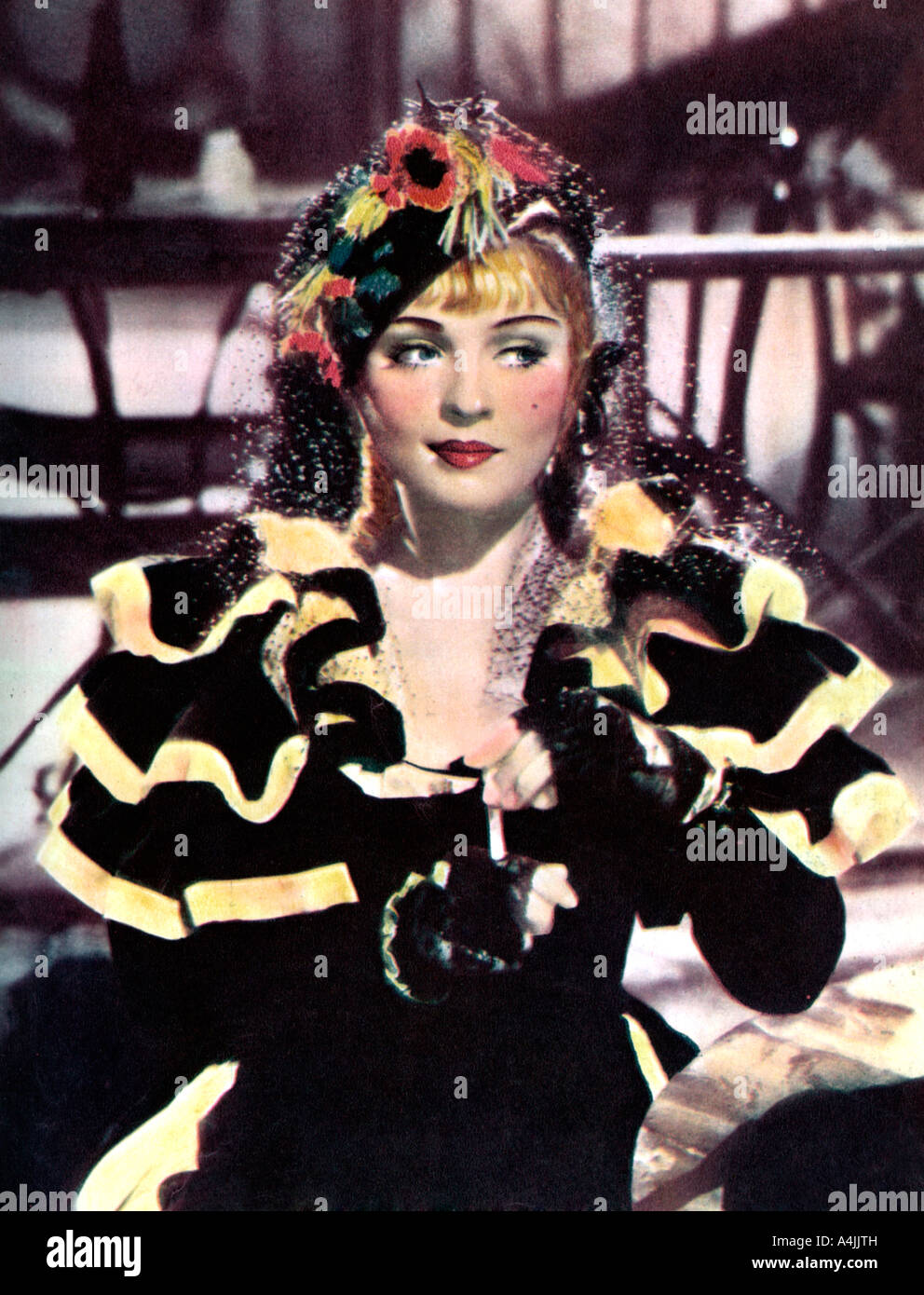 Anna Sten, Russian born actress, 1934-1935. Artist: Unknown Stock Photo ...
