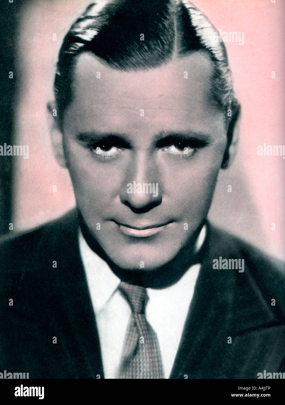 Herbert Marshall, British film and theatre actor, 1934-1935. Artist ...