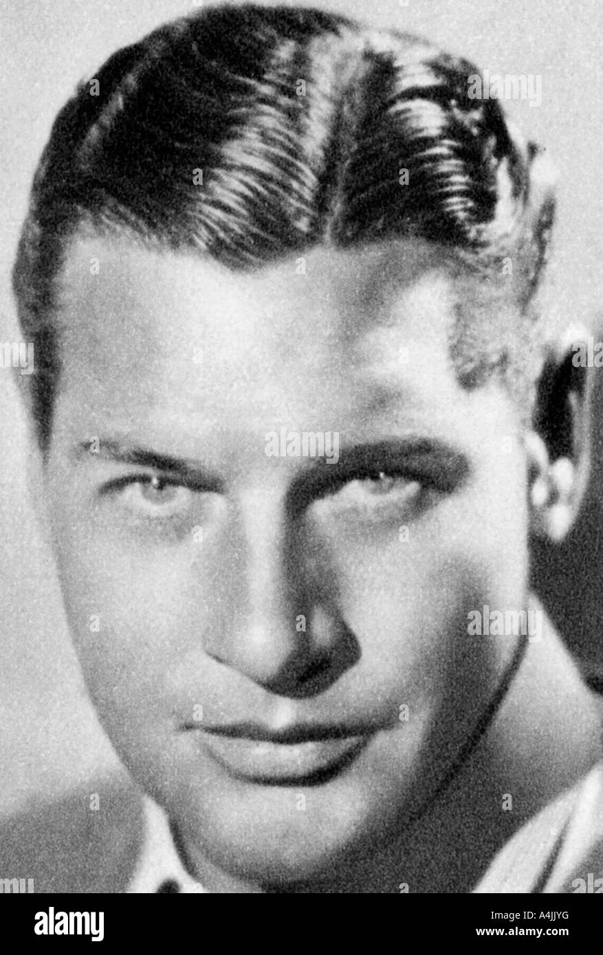 Richard Arlen, American actor, 1934-1935. Artist: Unknown Stock Photo ...