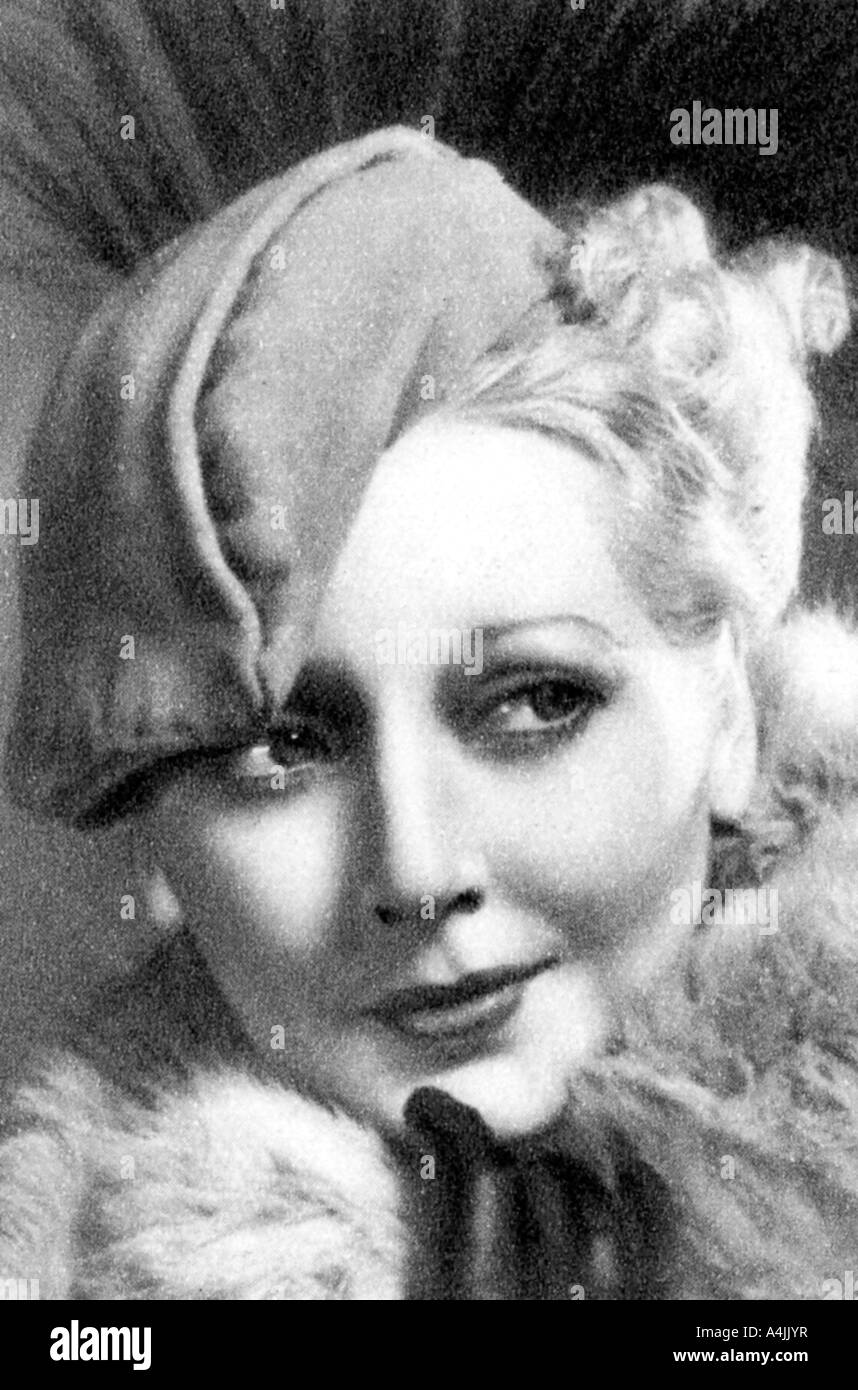Thelma Todd, American actress, 1934-1935. Artist: Unknown Stock Photo ...