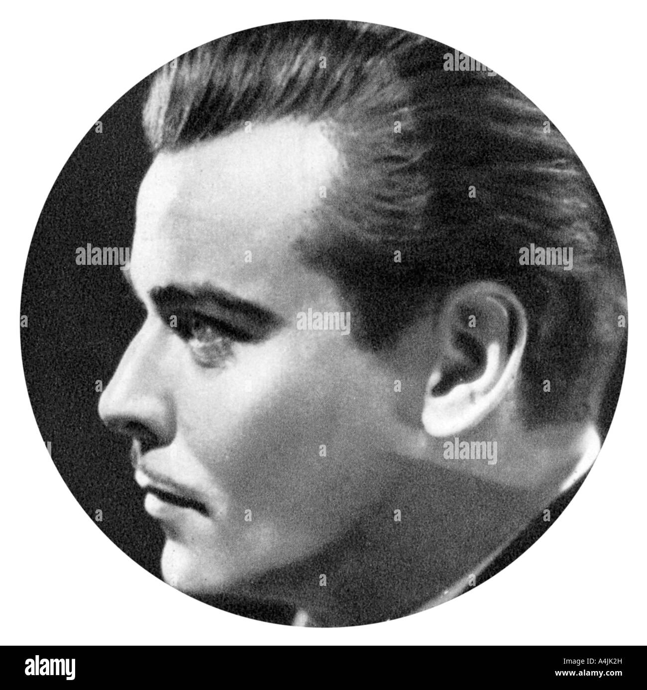 Nils Asther, Danish-born Swedish stage and film actor, 1934-1935 ...