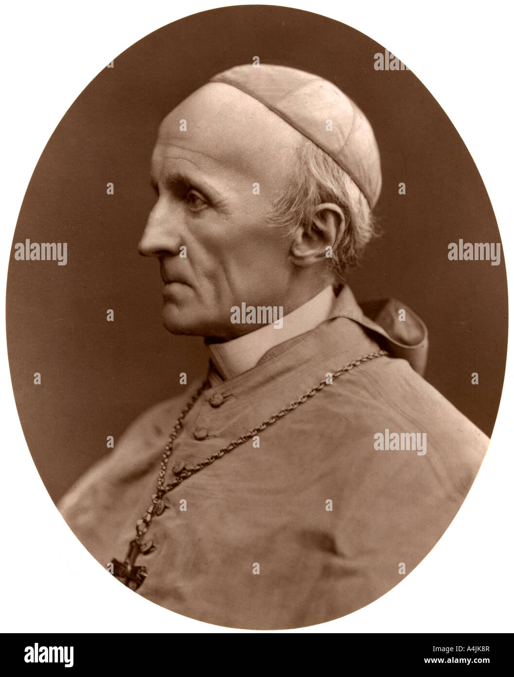 Cardinal Henry Edward Manning, Archbishop of Westminster, 1876.Artist ...