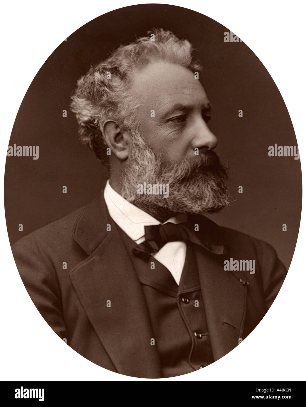 Jules verne french science fiction writer hi-res stock photography and ...
