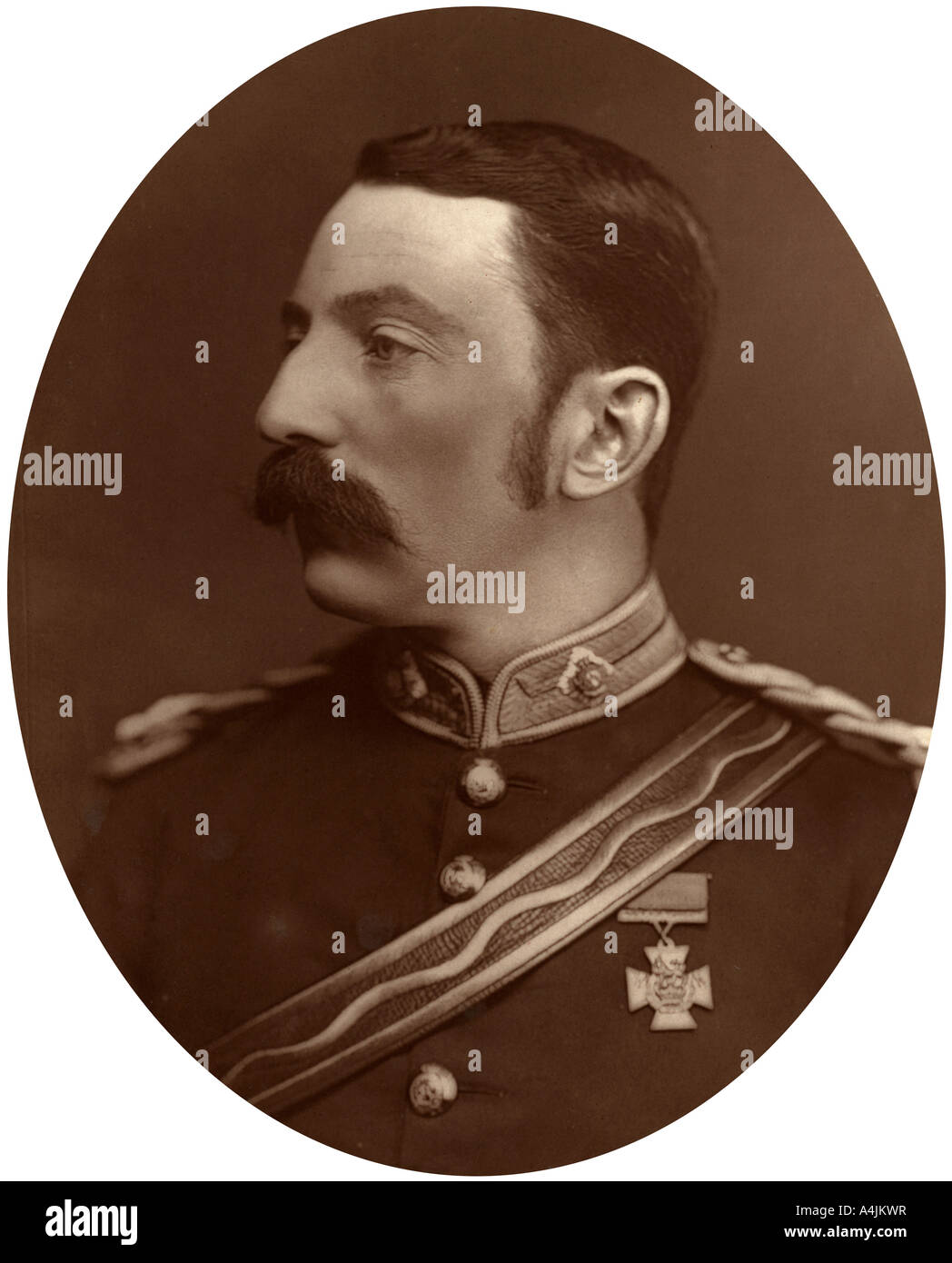 Major John Rouse Merriott Chard, VC, 1881. Artist: Unknown Stock Photo ...