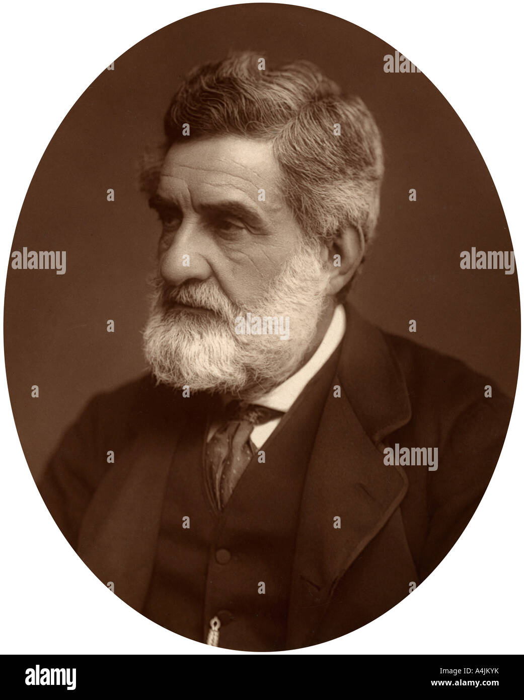 Hormuzd Rassam, explorer and archaeologist, 1881. Artist: Unknown Stock ...