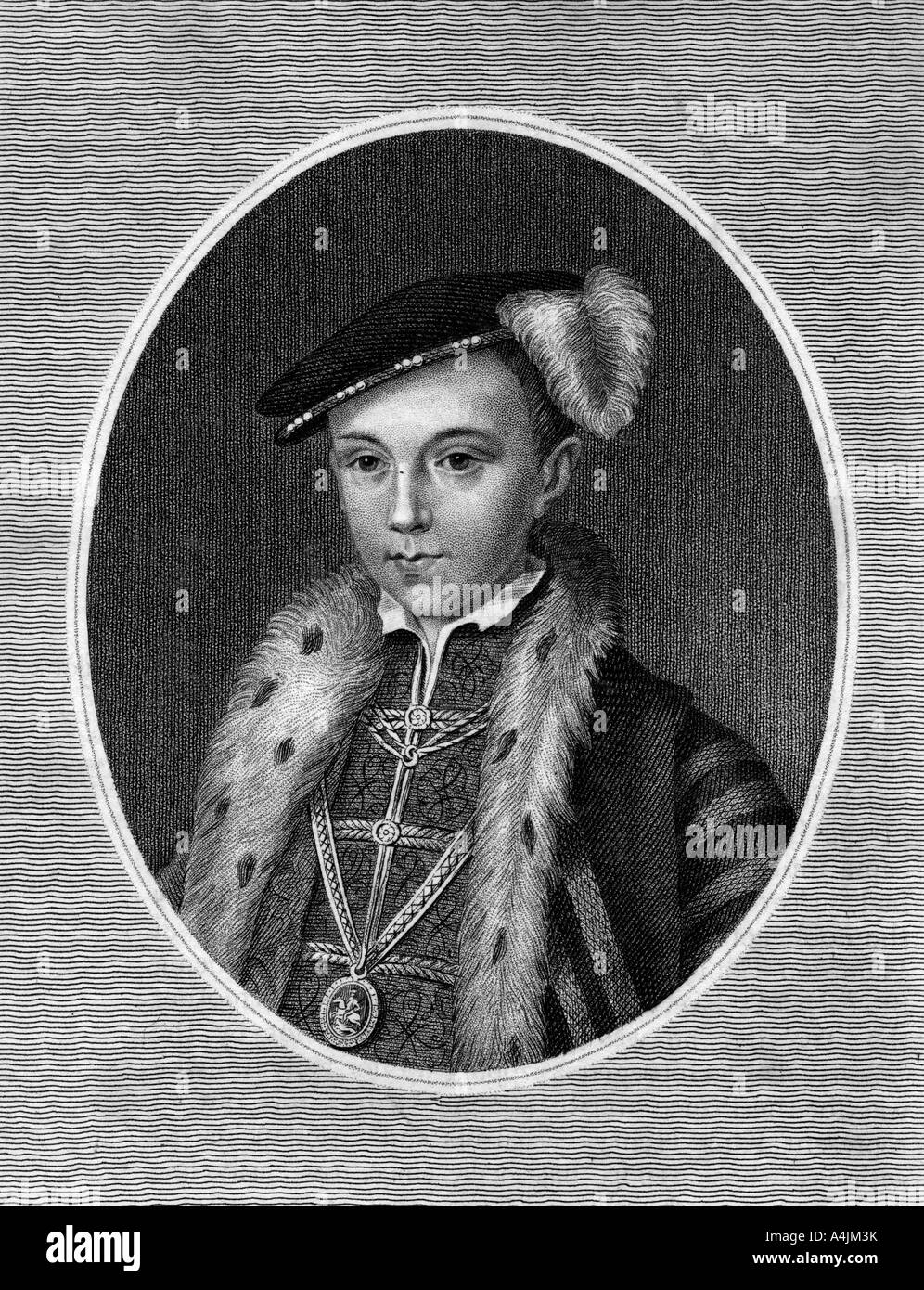 Edward VI, King of England, (19th century). Artist: Unknown Stock Photo ...