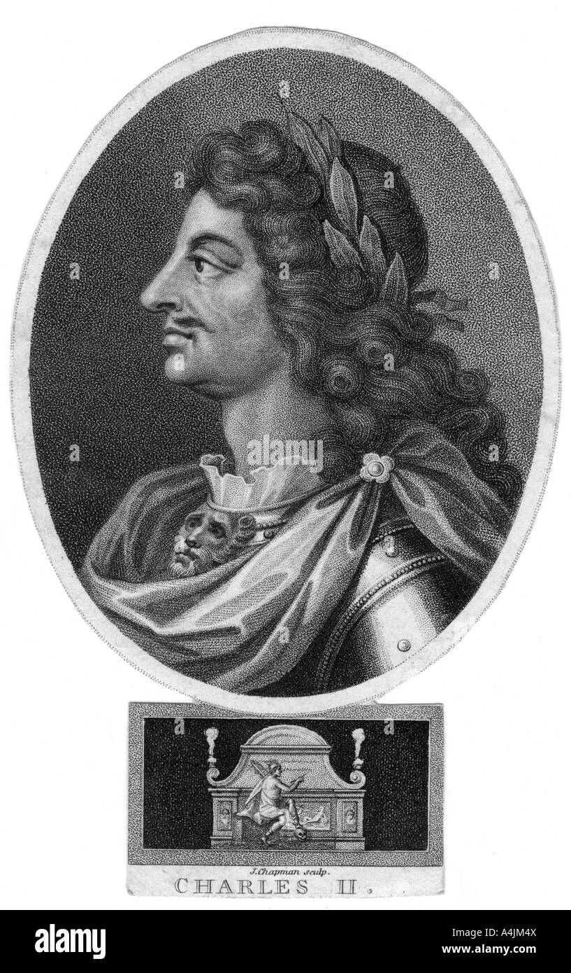 Charles II, King of England, Scotland and Ireland, (19th century ...