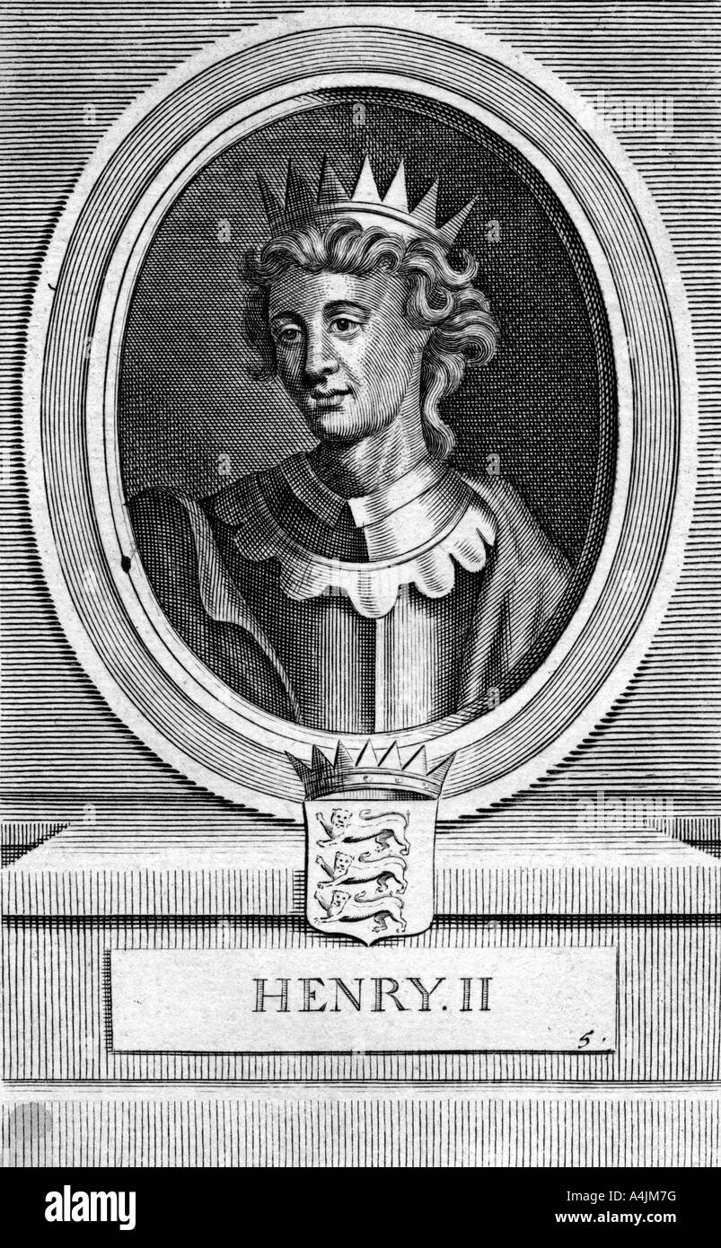 Henry II, King of England. Artist: Unknown Stock Photo - Alamy