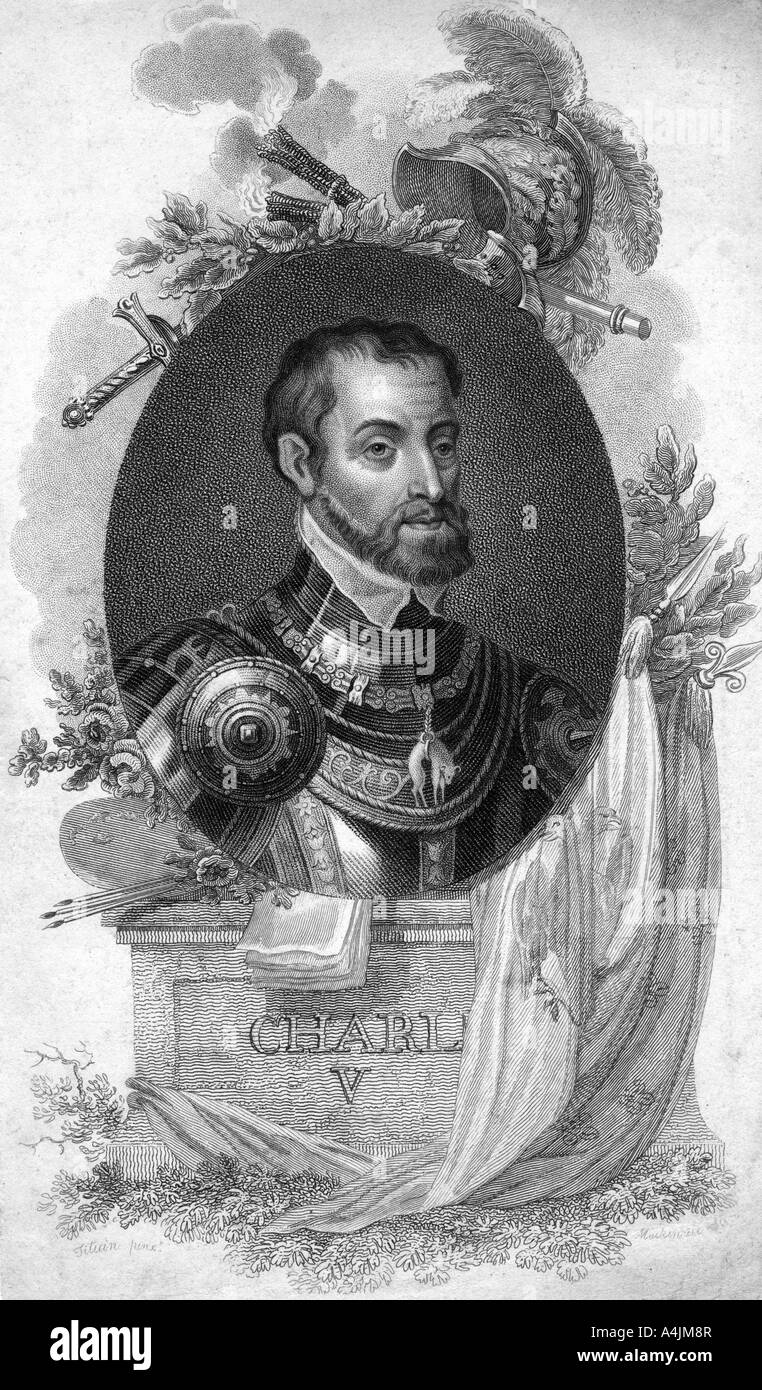 Charles habsburg emperor holy Black and White Stock Photos & Images - Alamy