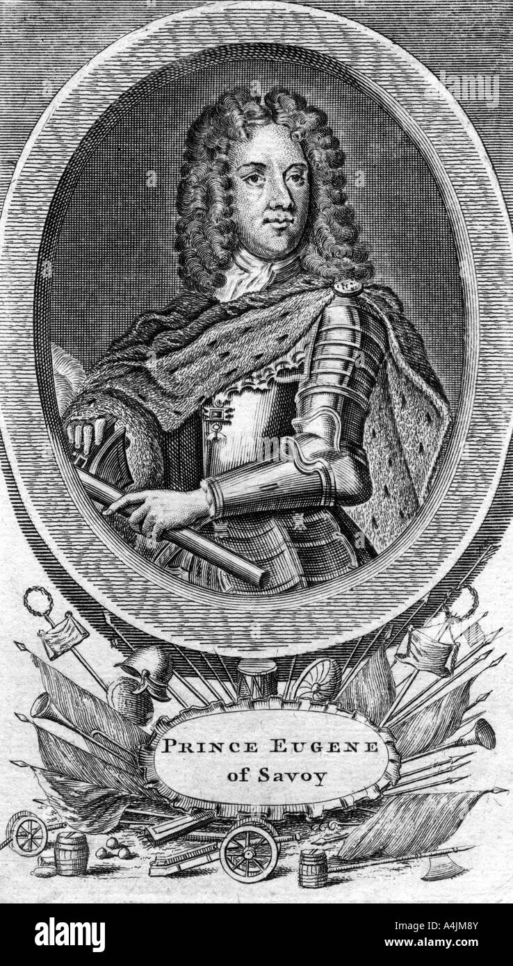 Prince Eugene of Savoy, general in the Austrian army. Artist: Unknown ...