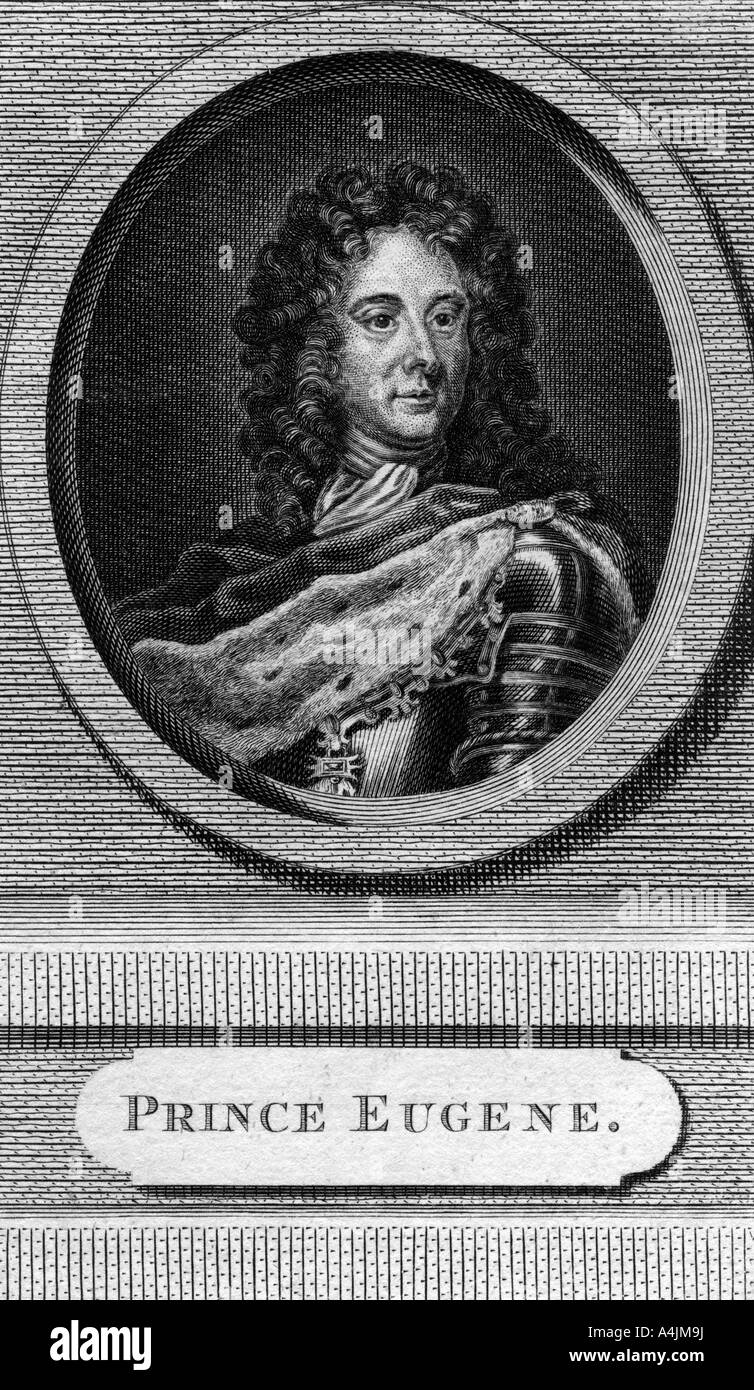 Prince Eugene of Savoy, general in the Austrian army. Artist: Unknown ...