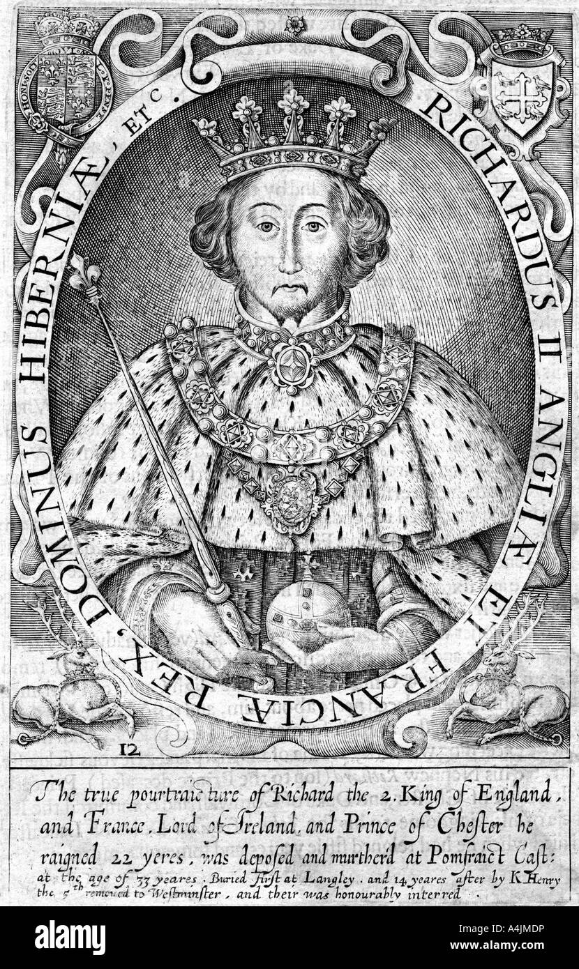 Richard ii portrait Black and White Stock Photos & Images - Alamy