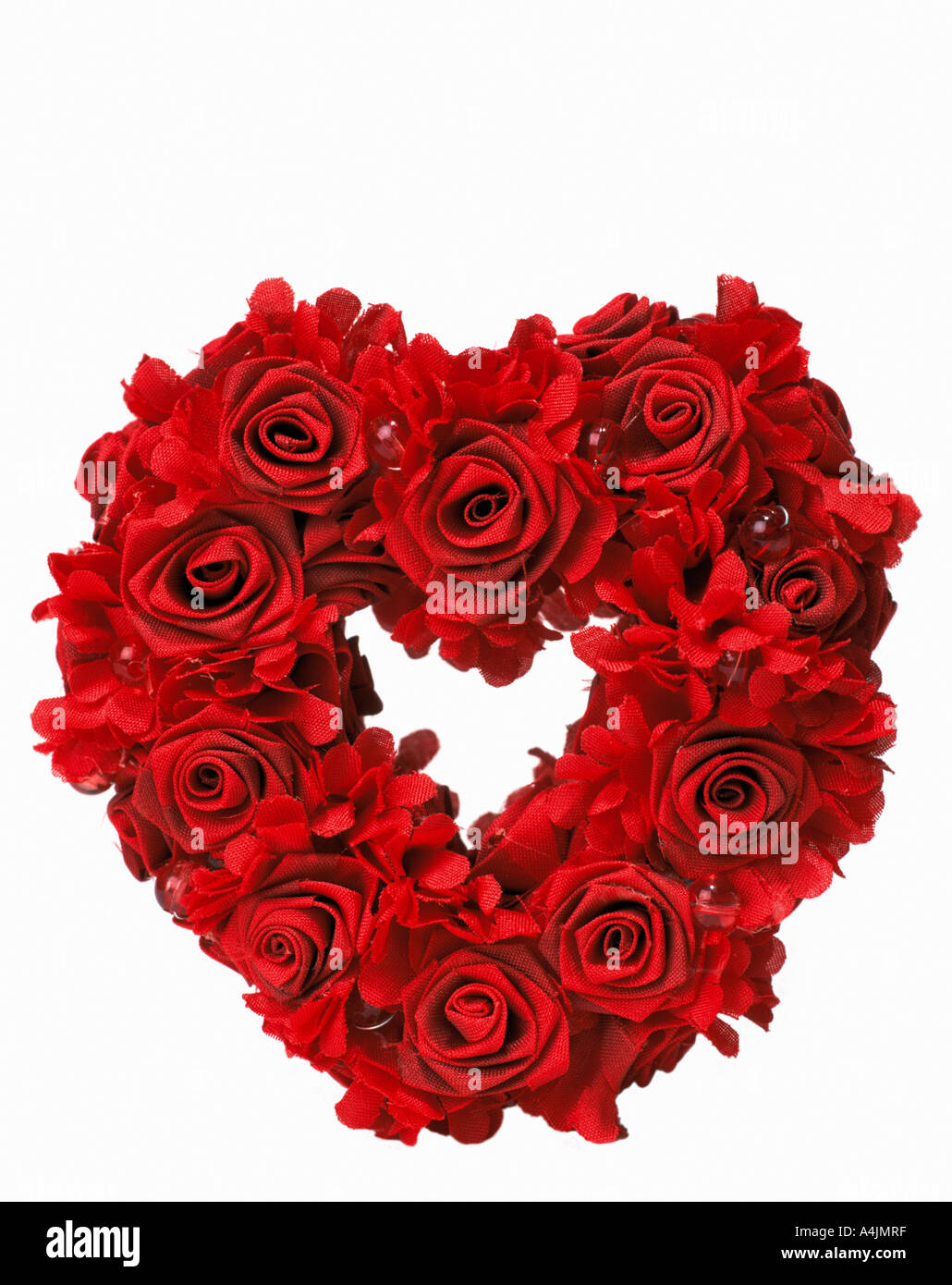 Red roses arranged in heart shape hi-res stock photography and images ...