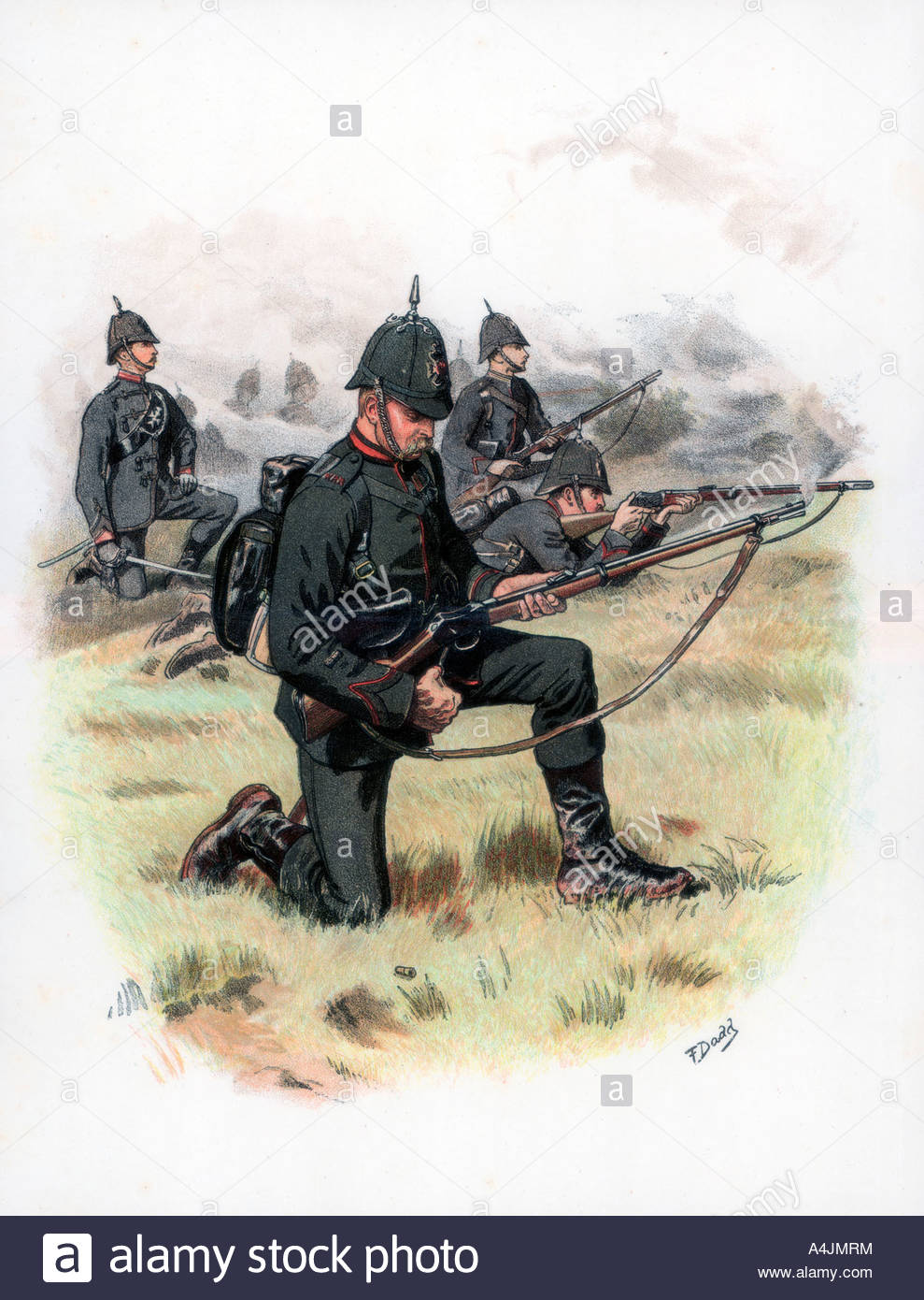 Rifles Regiment Dress Uniform Stock Photos & Rifles Regiment Dress ...