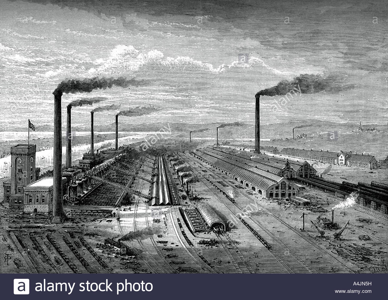 Metal Works 19th Century Stock Photos & Metal Works 19th Century Stock ...