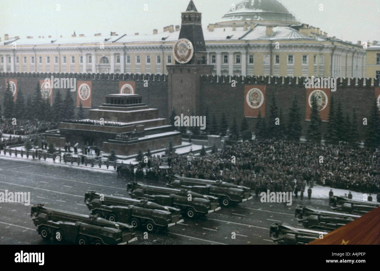 Military review, Red Square, Moscow, 1971. Artist: Unknown Stock Photo ...