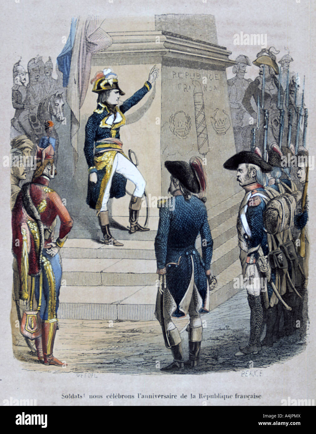 'Napoleon in Egypt', 1847. Artist: Jean Adolphe Beauce Stock Photo - Alamy