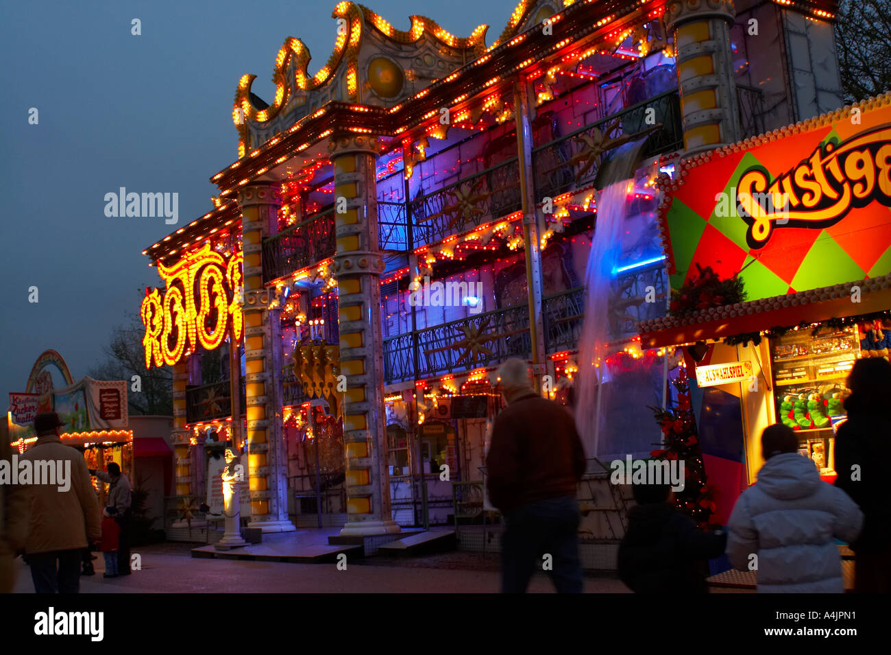 Amusement Park in Hamburg – DOM Stock Photo - Alamy