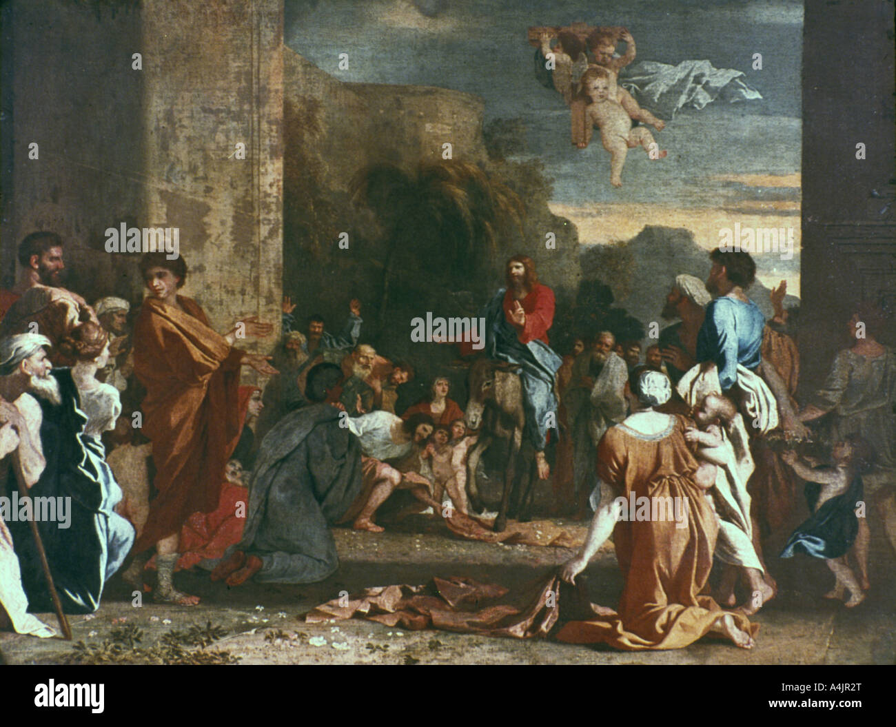 Jesus entering jerusalem hi-res stock photography and images - Alamy