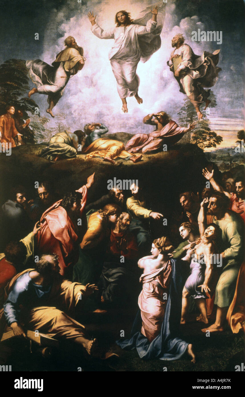 'The Transfiguration', c1519-1520. Artist: Raphael Stock Photo - Alamy