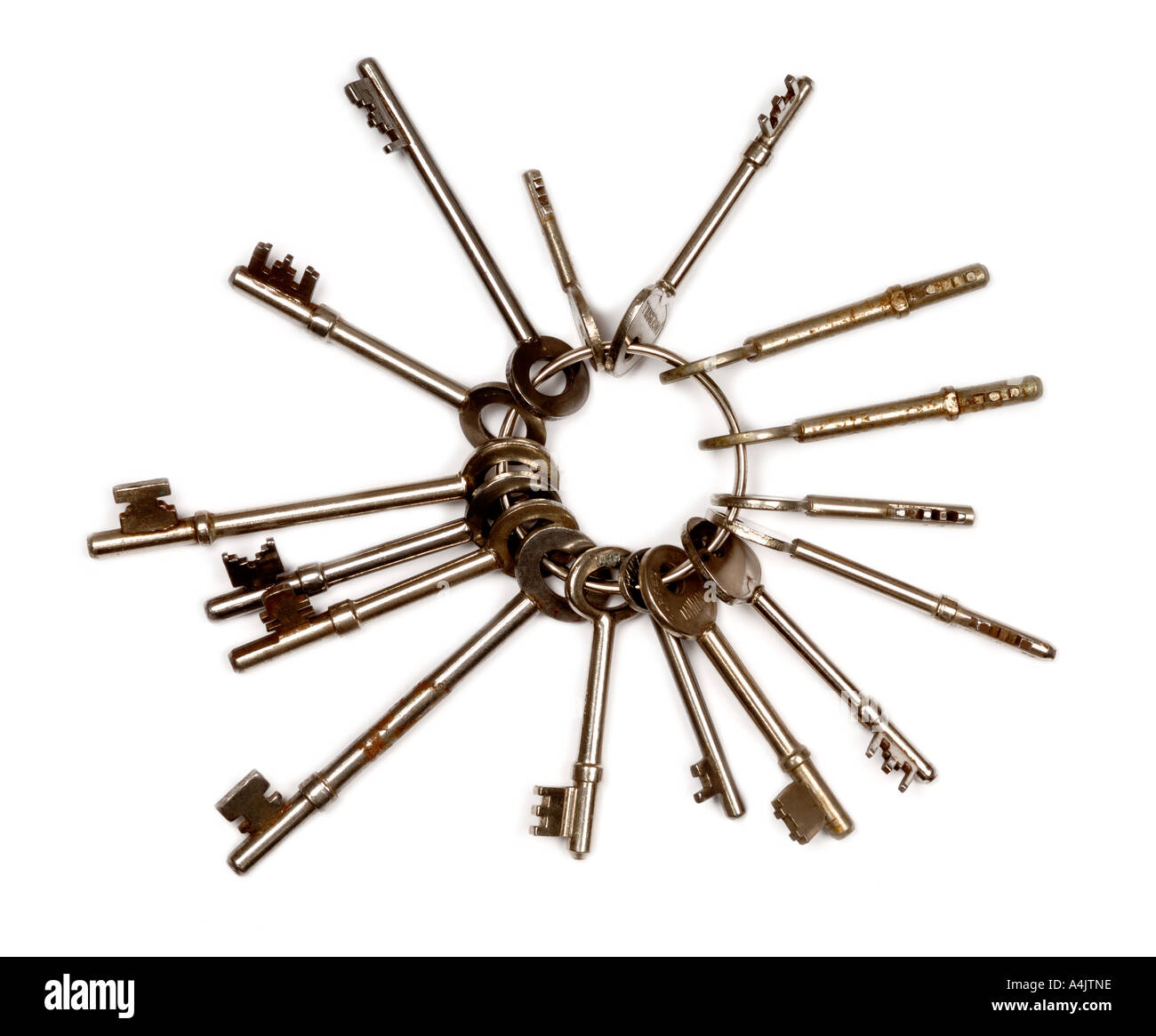 Big bunch of keys Stock Photo - Alamy