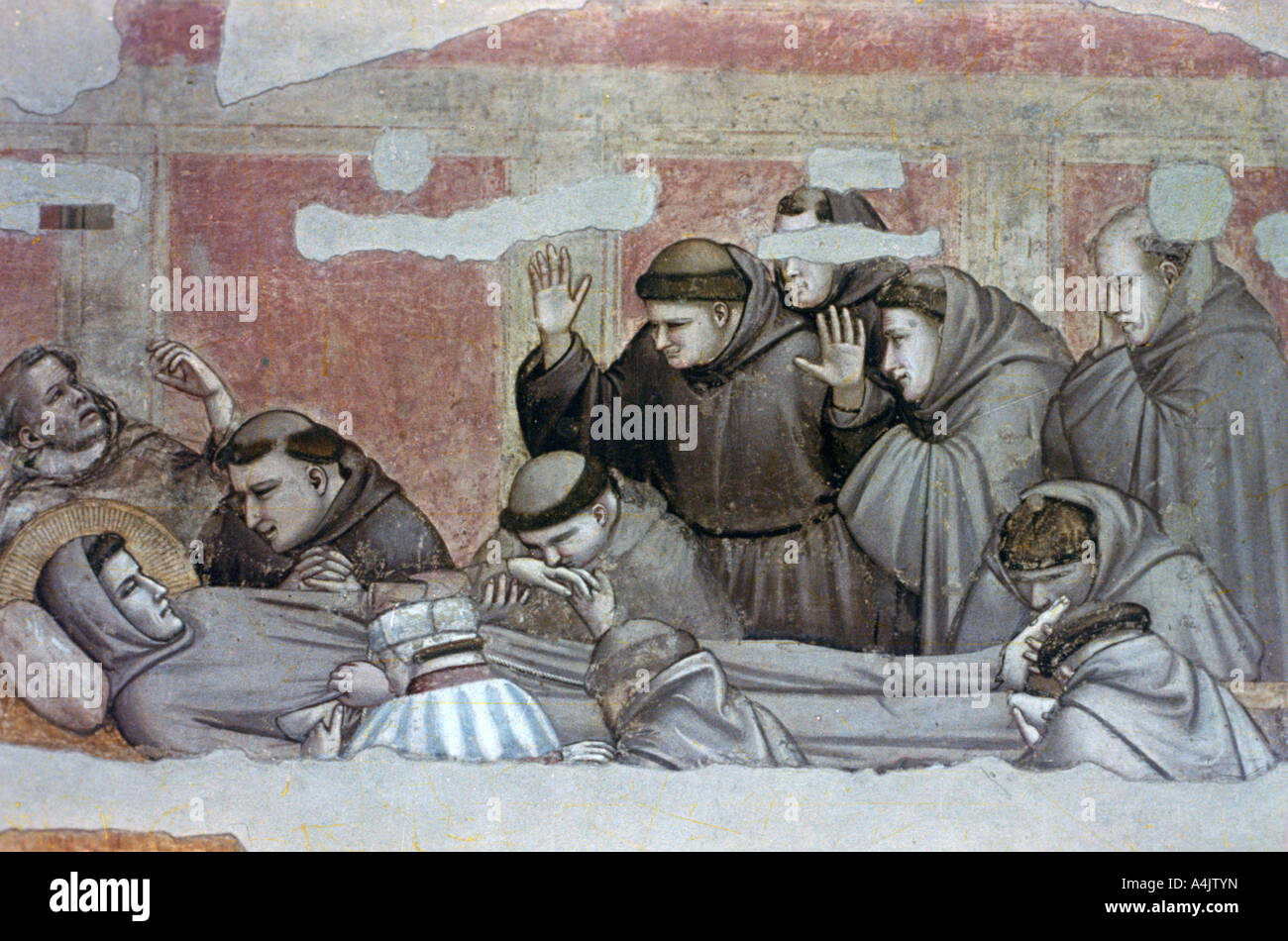 'Death of St Francis and Inspection of Stigmata', c1320. Artist: Giotto ...