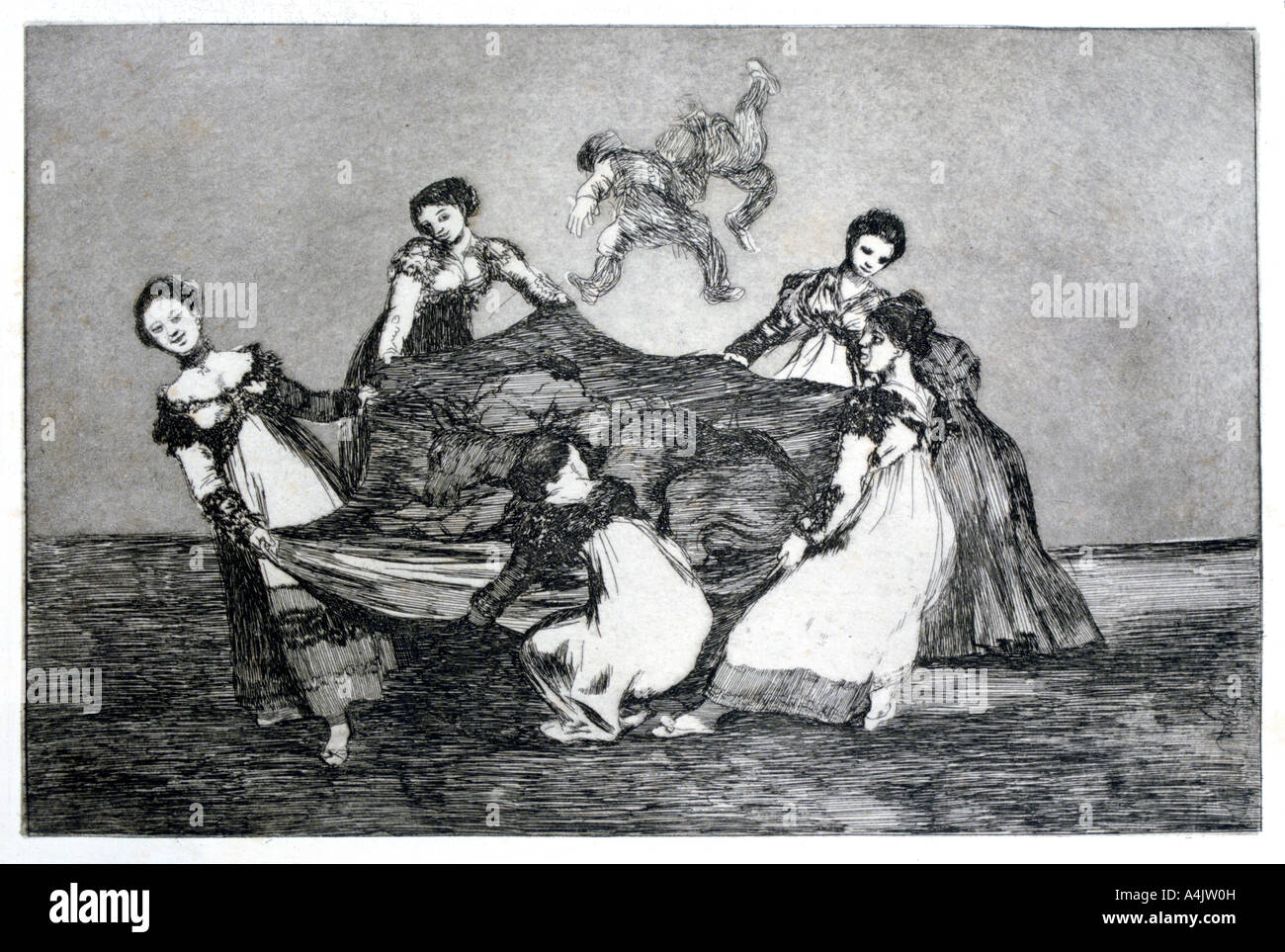 'Female Riddle', 1819-1823. Artist: Francisco Goya Stock Photo - Alamy