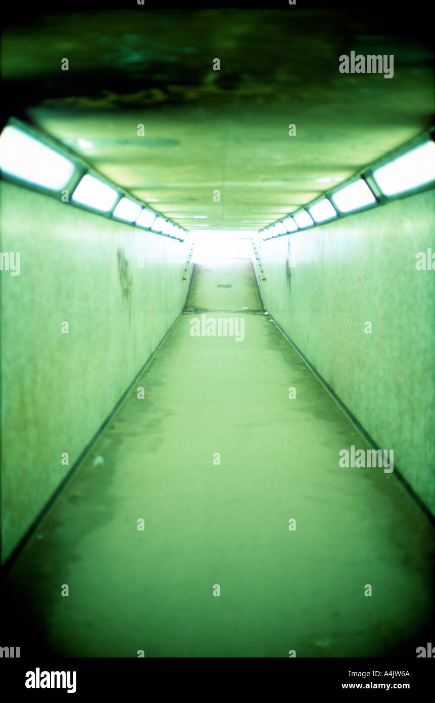 pedestrian underpass under a3 road nr wimbledon england uk britain ...
