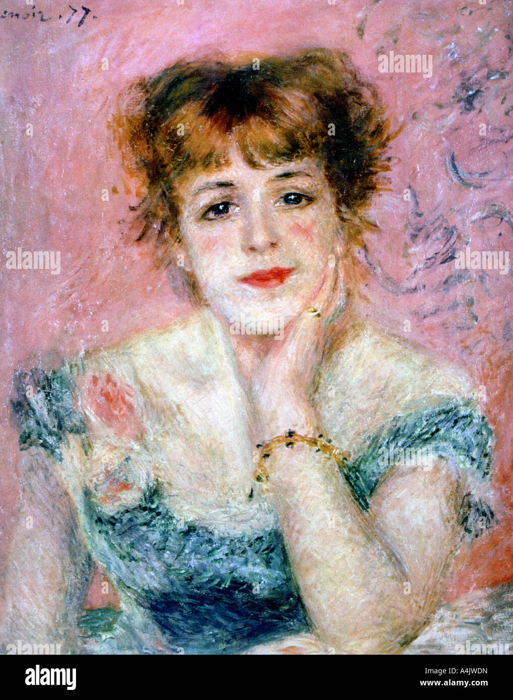 Portrait of the Actress Jeanne Samary', 1878. Artist: Pierre-Auguste ...