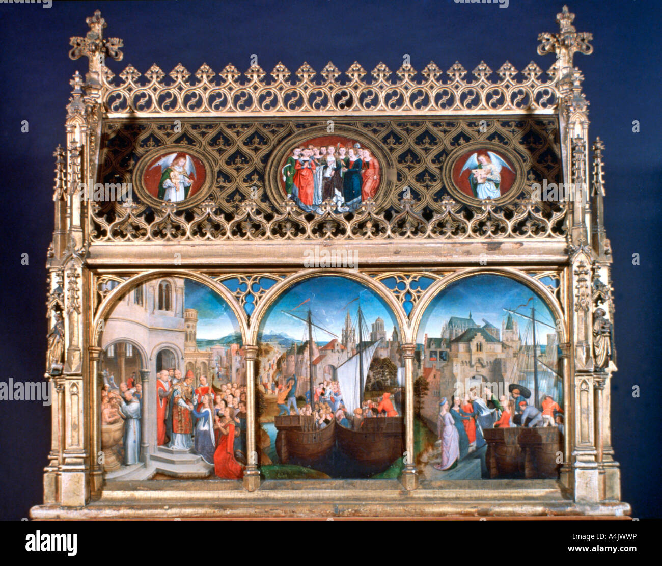 'St Ursula Shrine', 1489. Artist: Hans Memling Stock Photo - Alamy