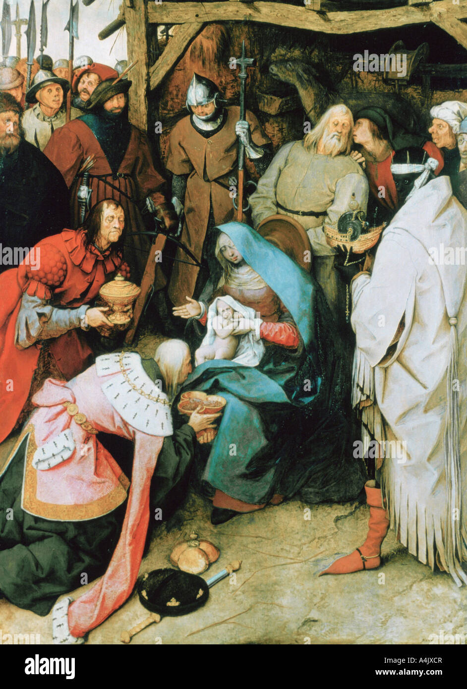 'The Adoration of the Kings', 1564. Artist: Pieter Bruegel the Elder Stock Photo - Alamy