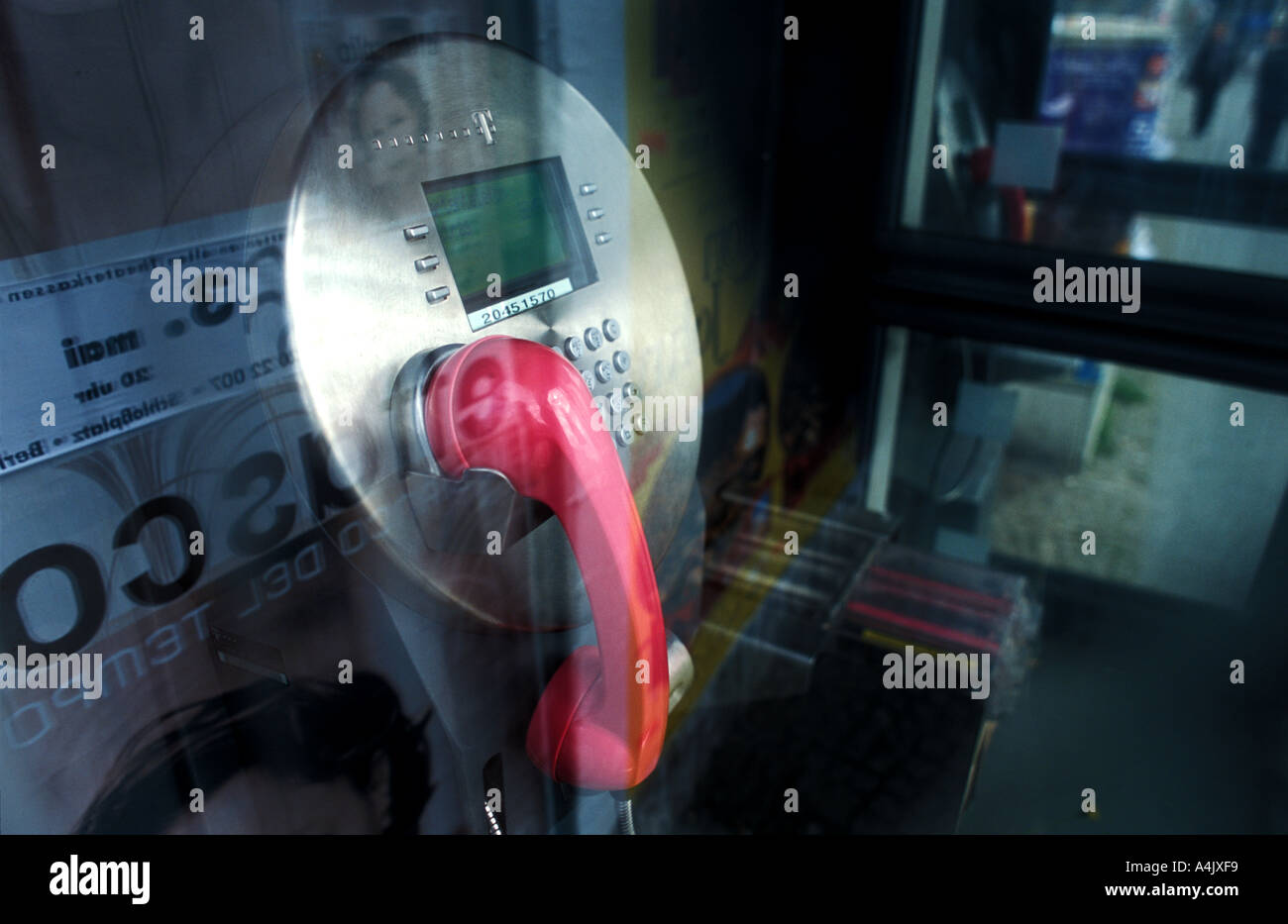 phone booth Berlin Germany Stock Photo - Alamy