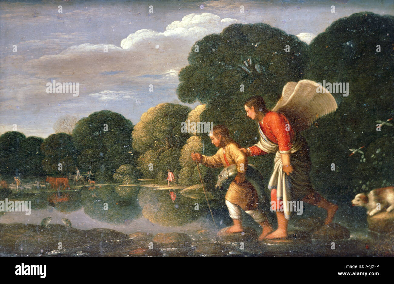 'Tobias and Angel', 1578-1610. Artist: Adam Elsheimer Stock Photo - Alamy