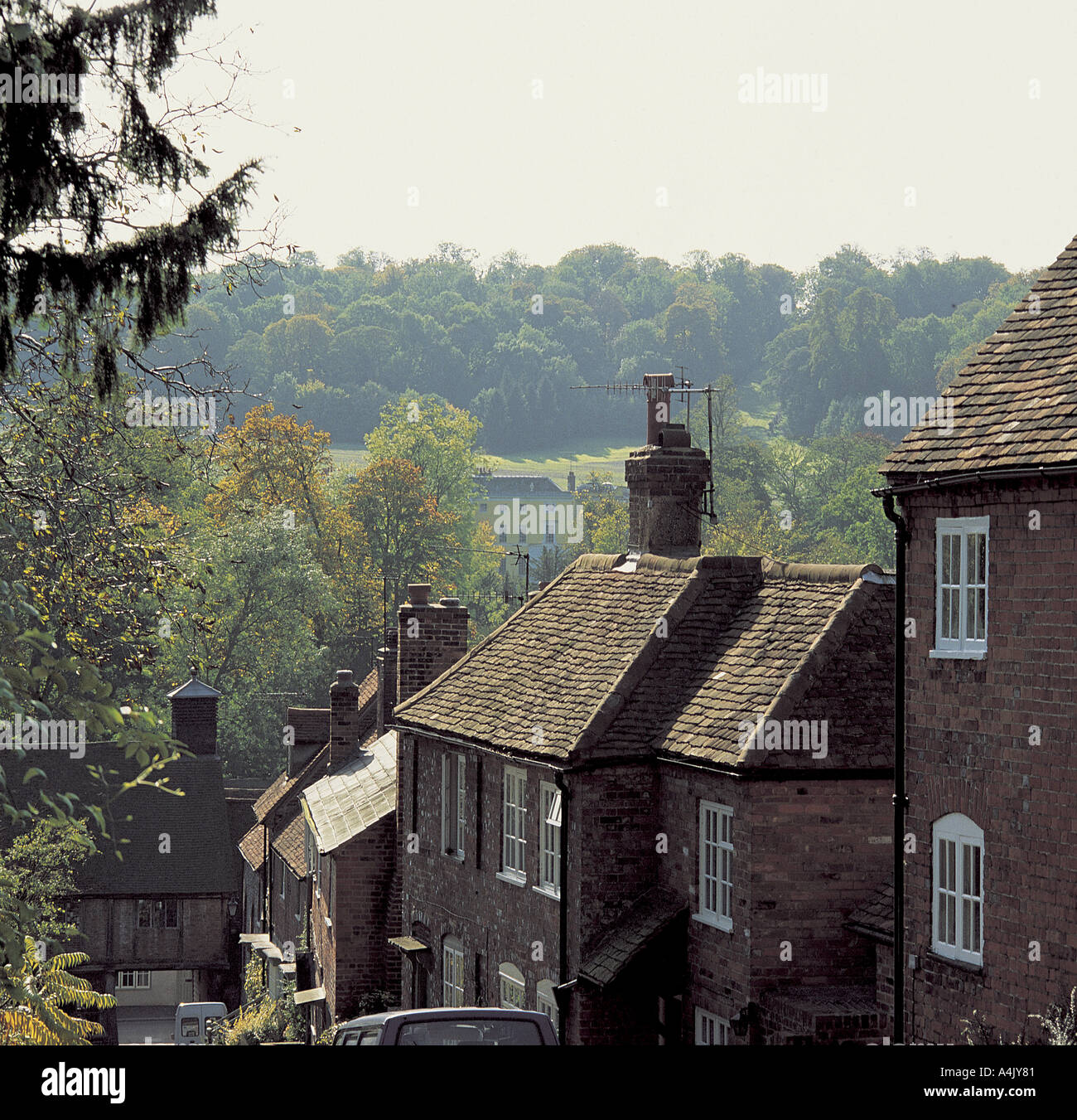 Rooftops in West Wycombe Stock Photo - Alamy