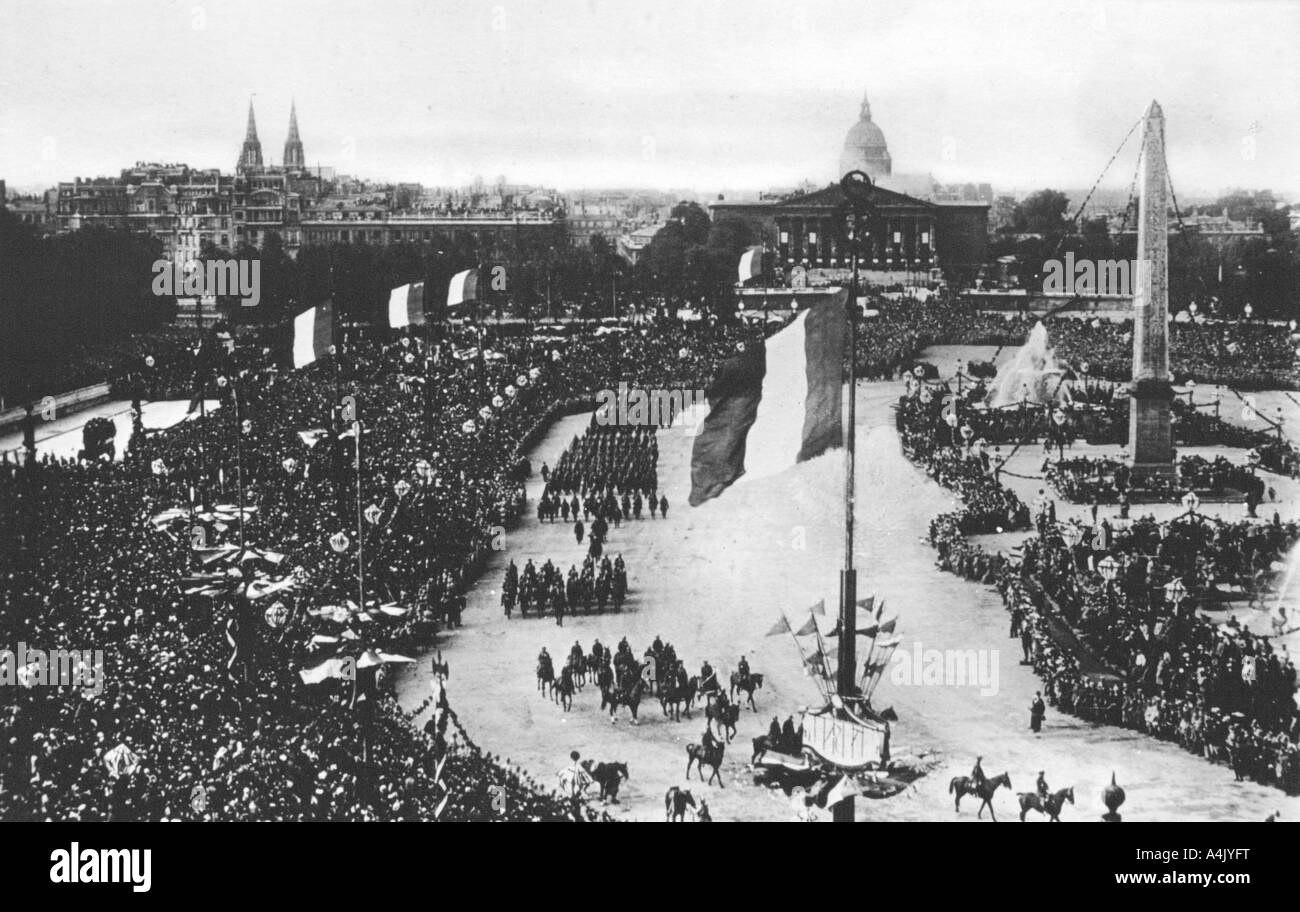 Great war and 1919 and victory hi-res stock photography and images - Alamy