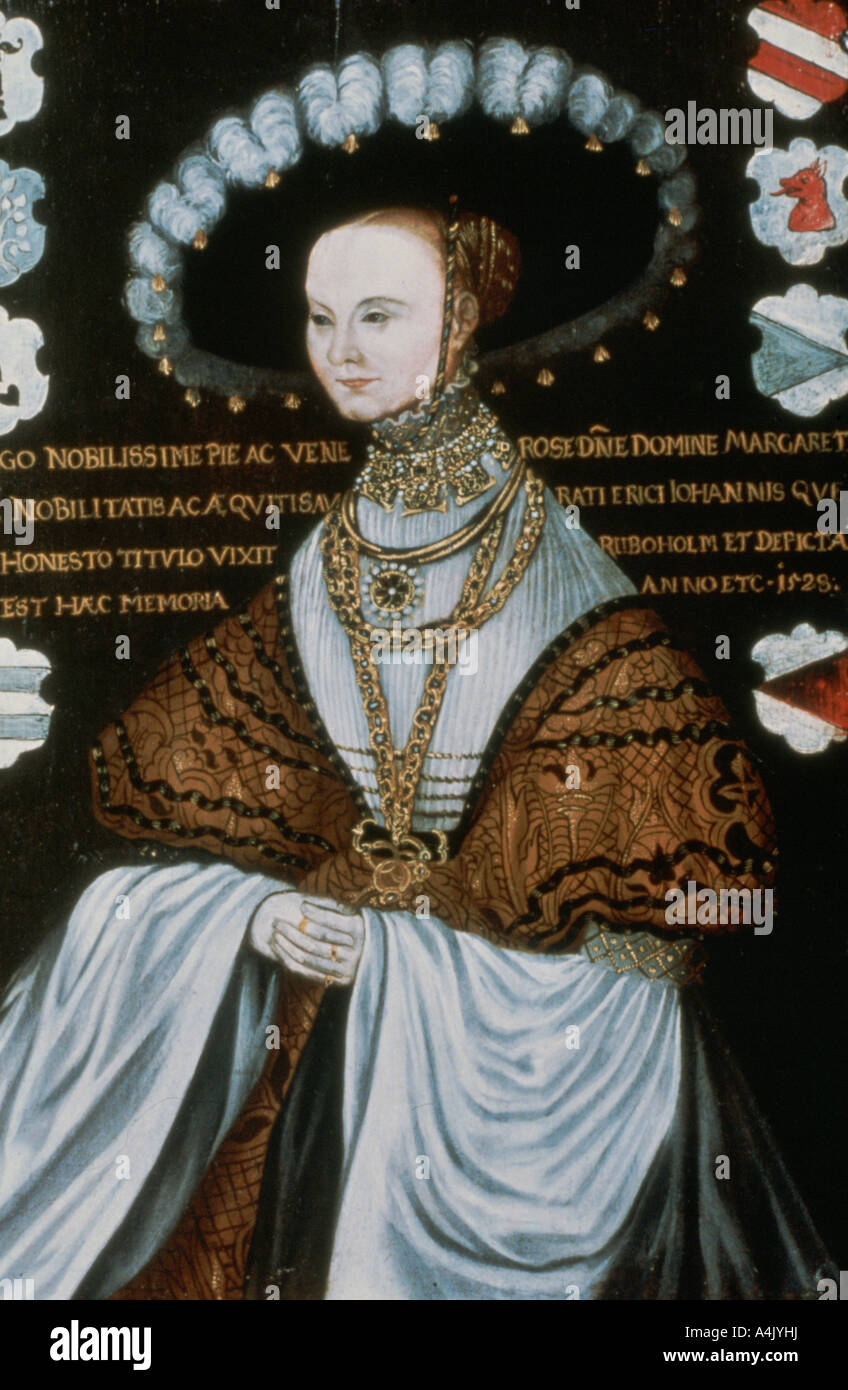 'Margareta Eriksdotter Vasa', (detail), 16th century. Artist: Master ...