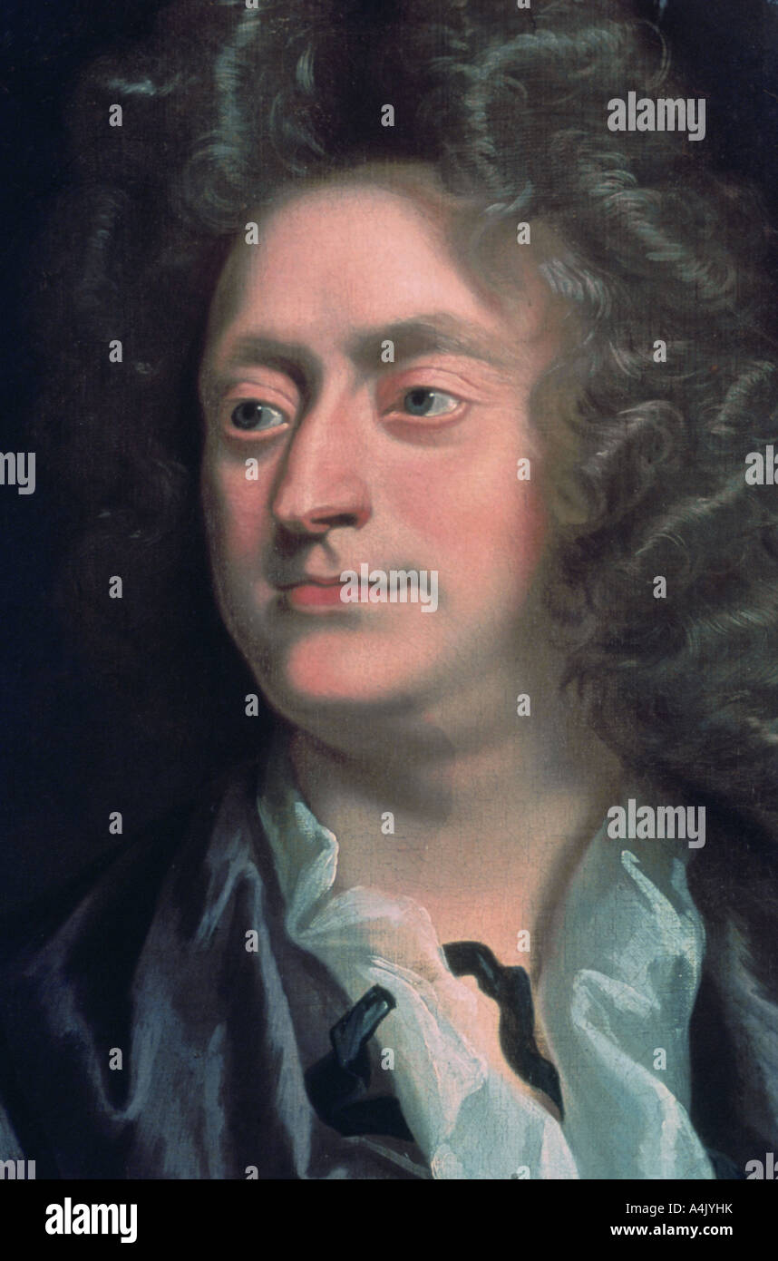 'Henry Purcell', (detail), 1695. Artist: John Closterman Stock Photo ...