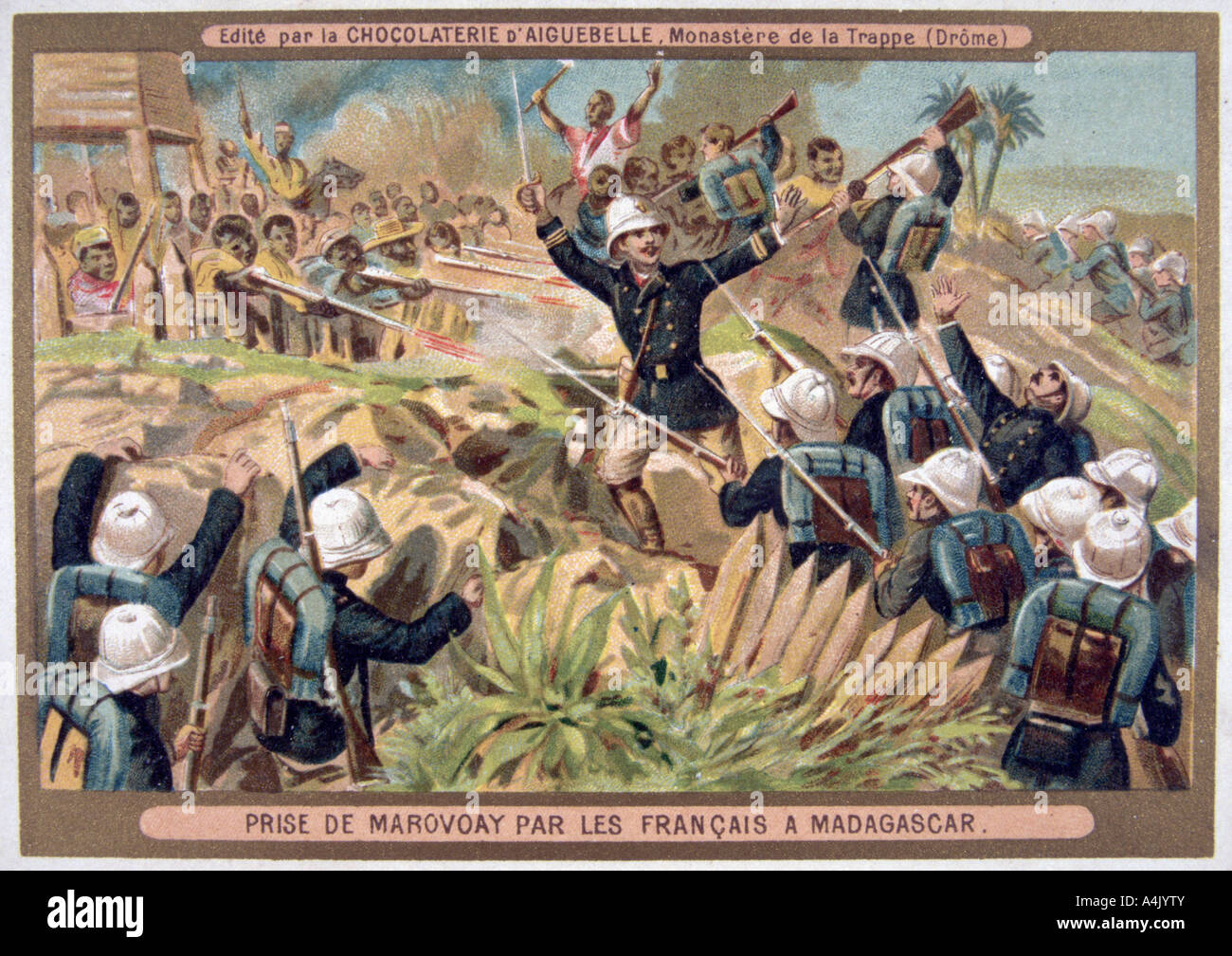 'The Capture of Marovoay by the French, Madagascar', 19th-20th century ...
