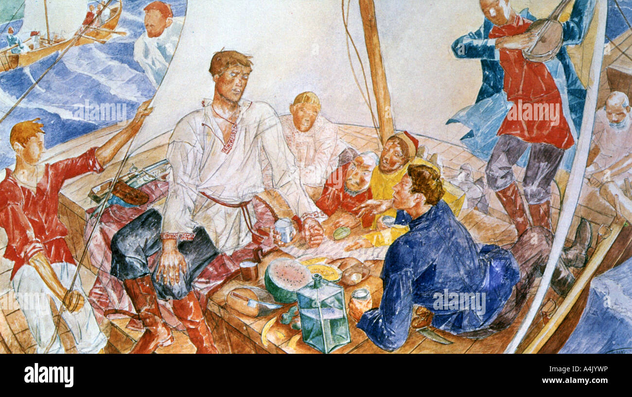 'Stepan Razin', 1918. Artist: Kuz'ma Petrov-Vodkin Stock Photo - Alamy