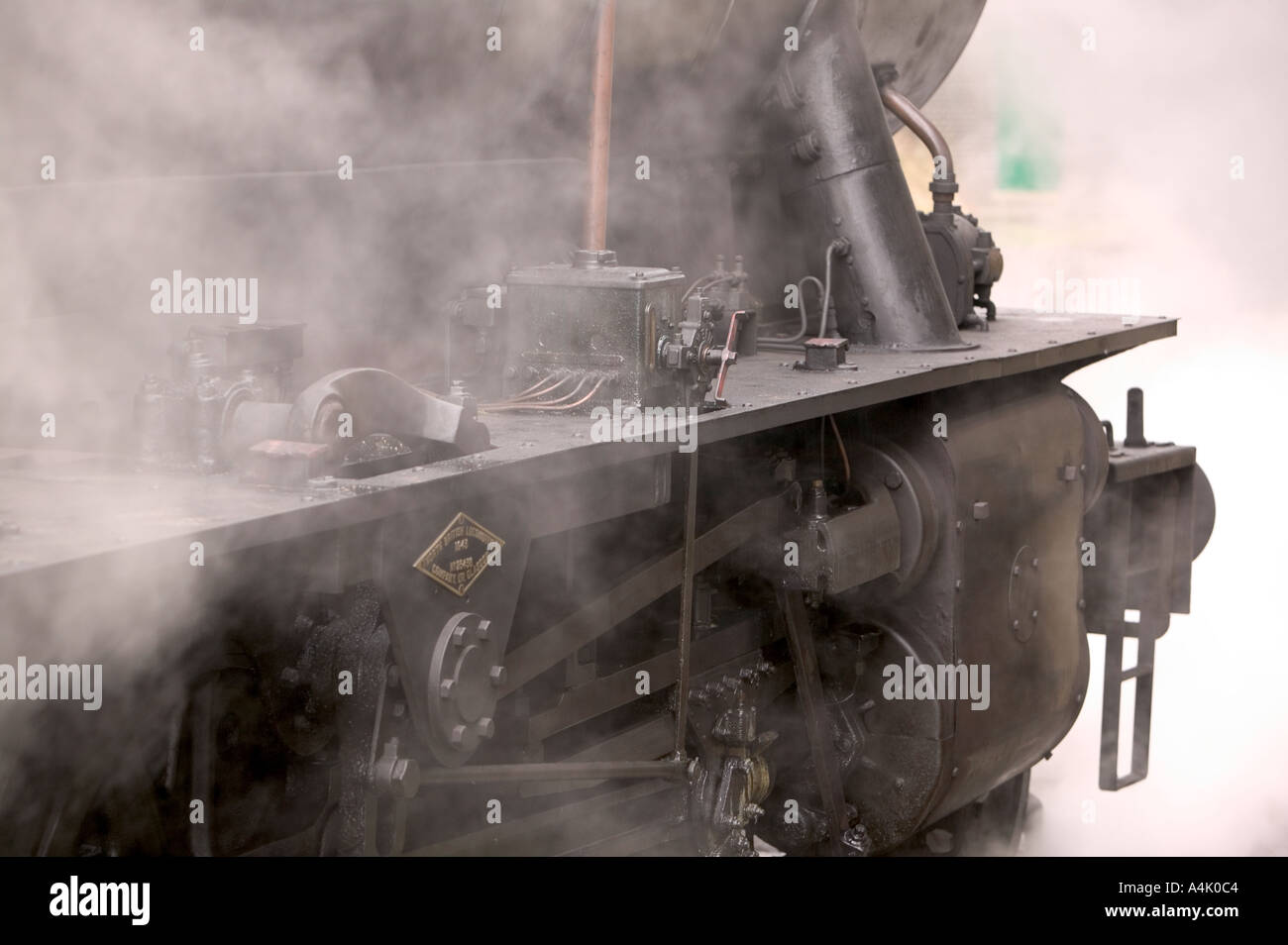 Steam from a steam engine Stock Photo - Alamy