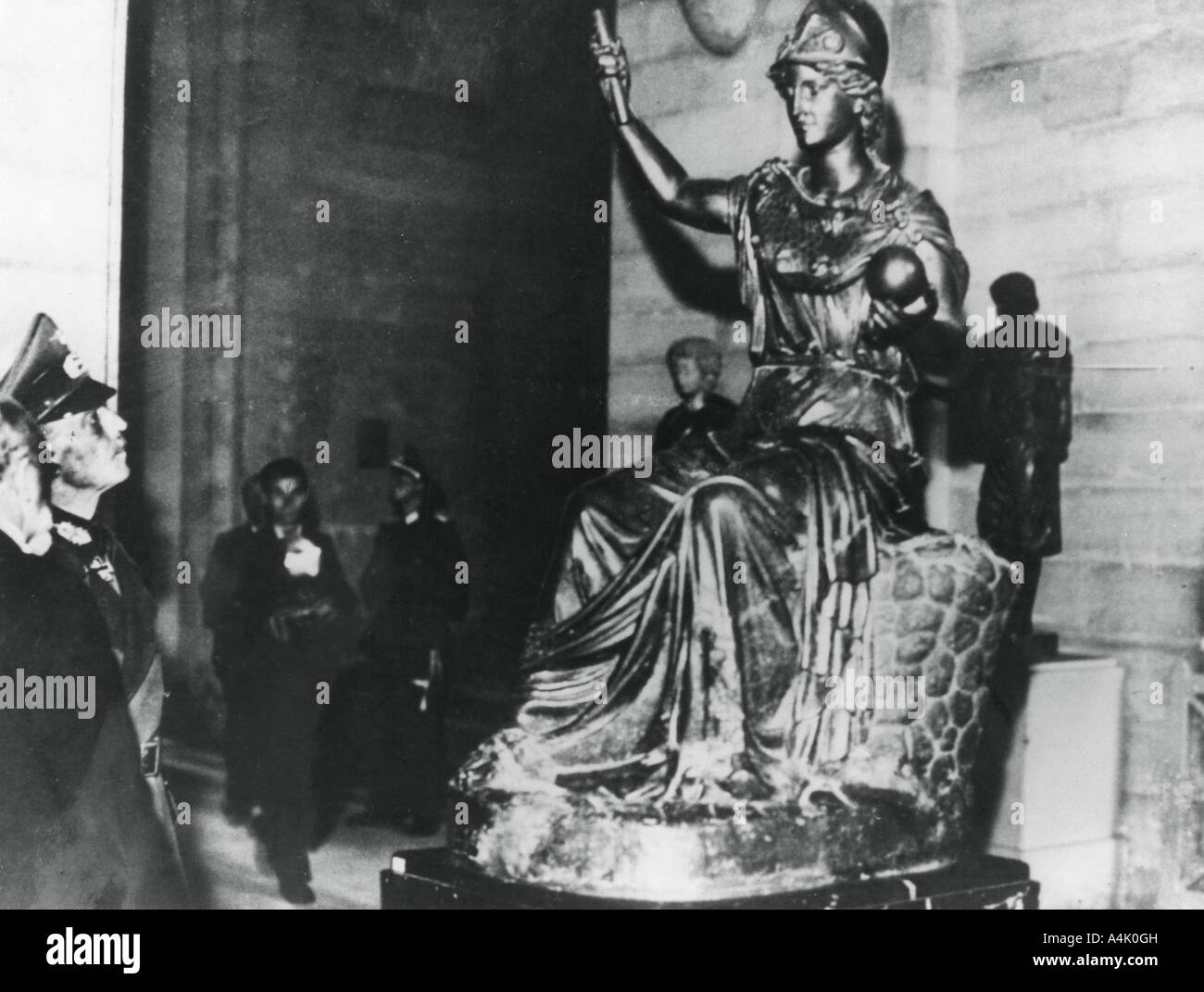 German Field Marshal von Rundstedt visiting the Louvre, occupied Paris ...