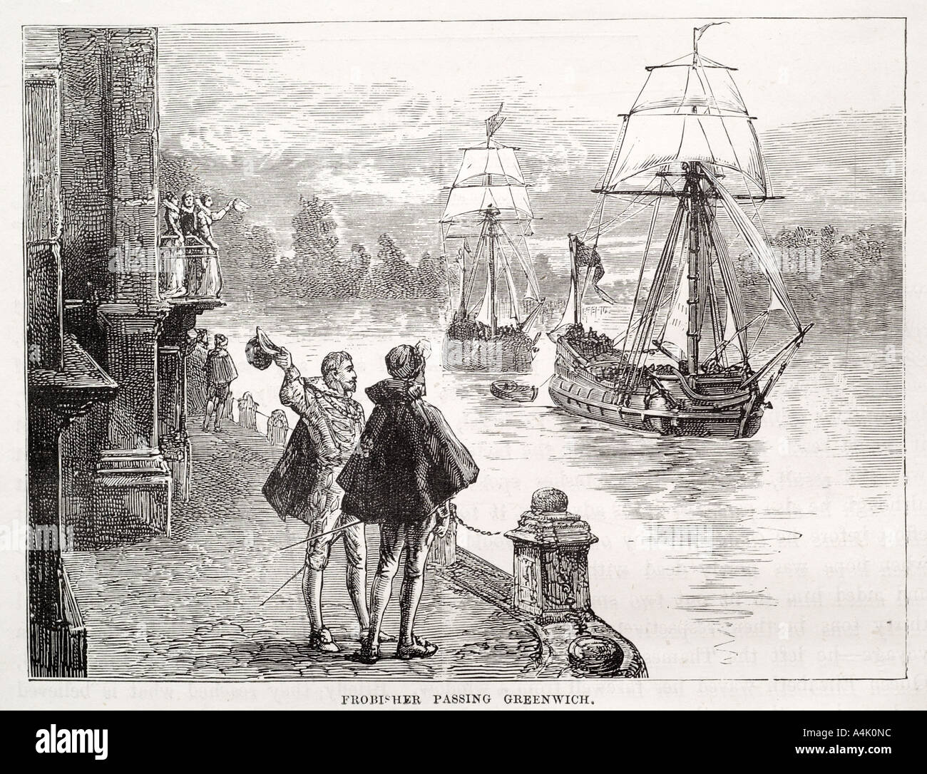 martin frobisher Greenwich sail ship boat Thames England Greenwich ...
