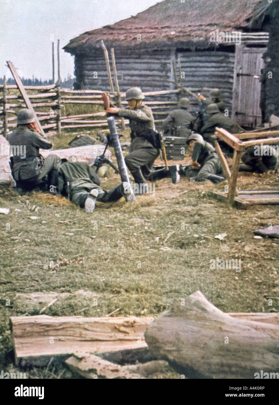 German mortars world war ii hi-res stock photography and images - Alamy