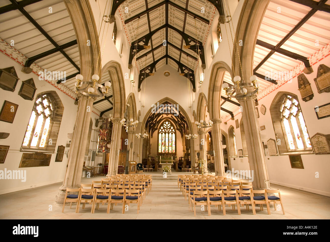inside Preston Cathedral Stock Photo - Alamy