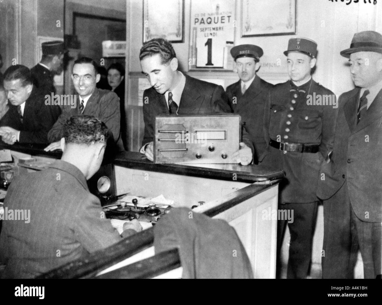 French Jews forced to hand in their radio sets to the police, occupied ...